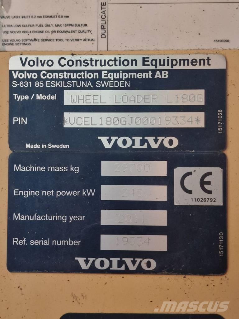 Volvo L 180 G, 2011, Bors, Bihor - używane ładowarki kołowe - Mascus Polska